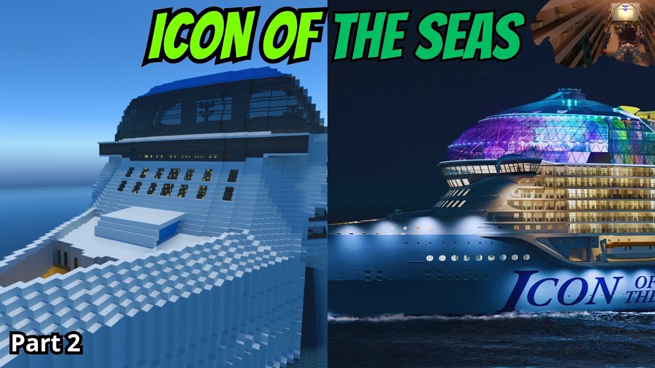 Icon of the seas in #minecraft part 2 | 4K - YouTube
