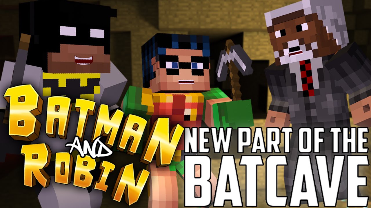 Minecraft: Batman and Robin Discover a New Part of the Batcave! - YouTube