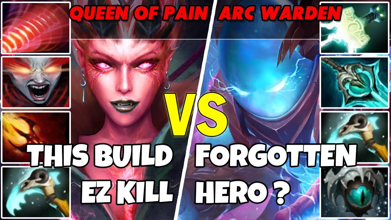 QUEEN OF PAIN (Mid) vs ARC WARDEN (Mid) - Epic Battle Of Mid Dota 2 ...