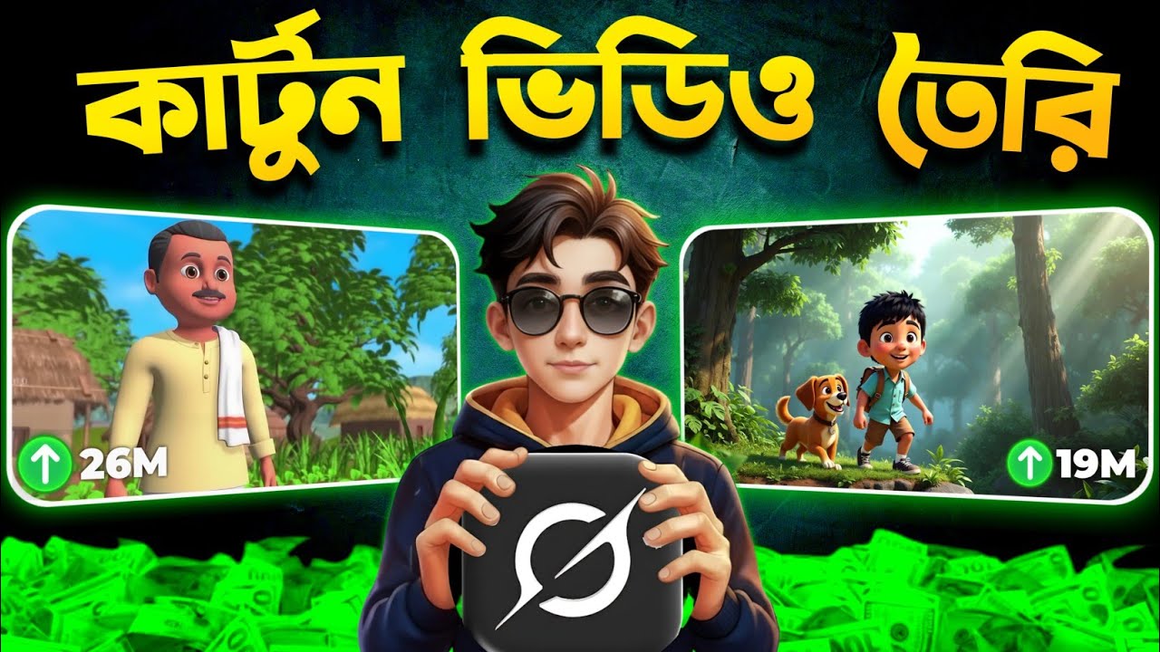 Cartoon Video Kivabe Banabo Mobile Diye | How To Make Cartoon Video ...