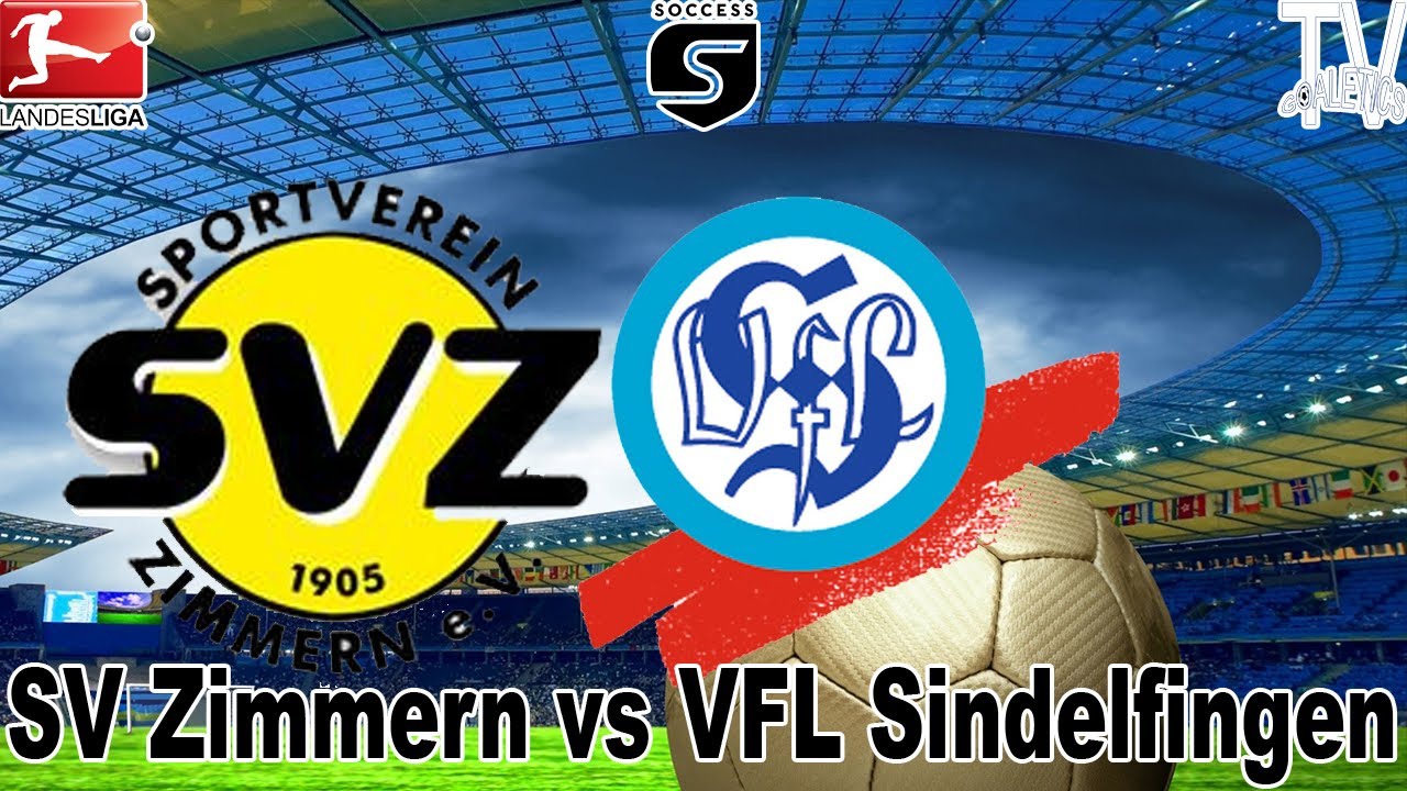 SV Zimmern vs VFL Sindelfingen || Landesliga || Re-Live - YouTube