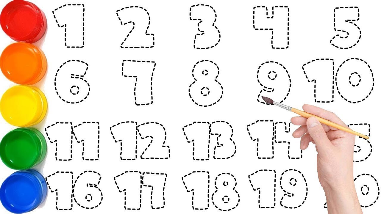 learn to count , one two three numbers for kids,Preschool learning ...