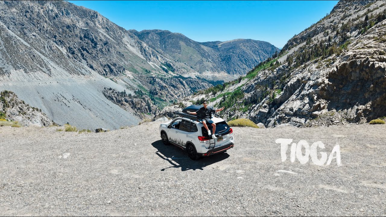Subaru Road Trip Through Tioga Pass 🚐🌲 | DJI Mavic Air 3S Drone ...