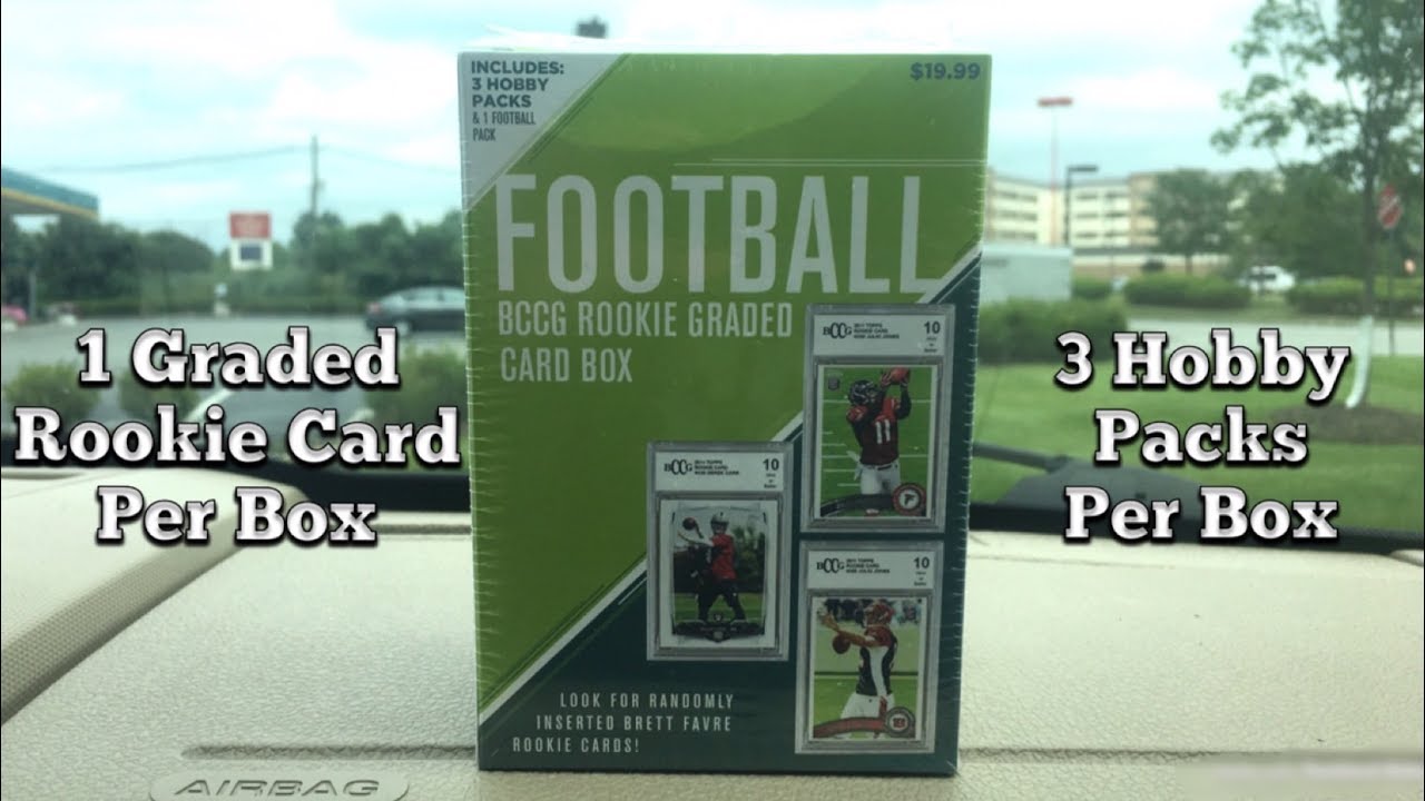 The Fairfield Company Football BCCG Rookie Graded Card Repack Box From ...