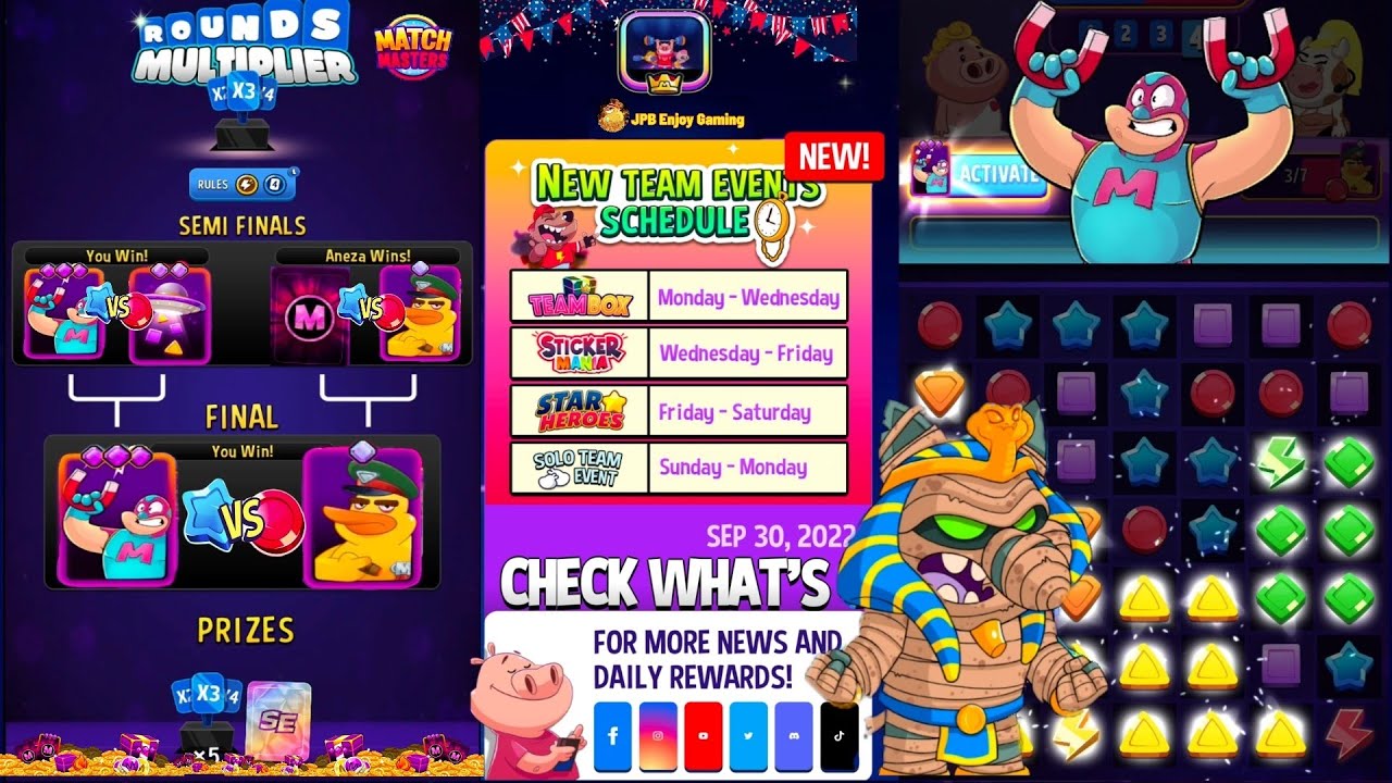 Match Masters Rounds Multiplier+Lightning Strike Tournament Prizes SE ...
