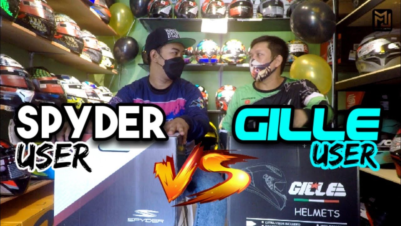 GILLE Helmet vs SPYDER Helmet (Part 2) / Helmet Comparison and Review ...