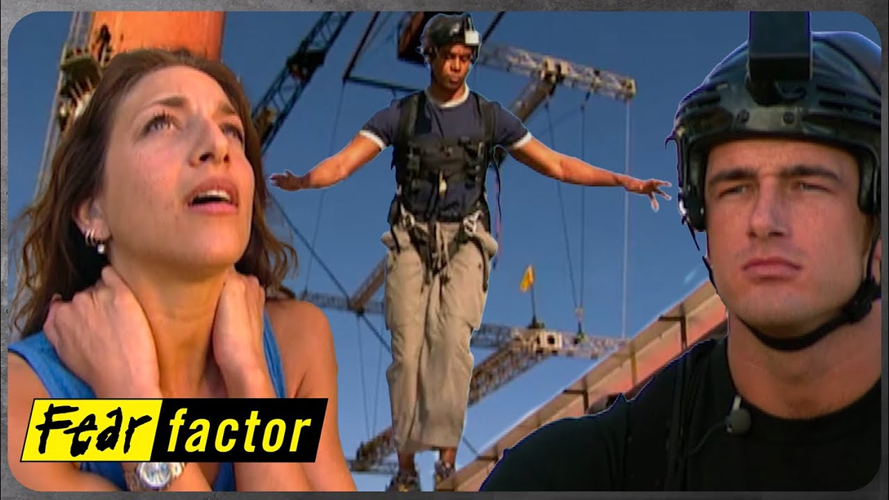 INSANE Suspension Beam Walk | Fear Factor - YouTube