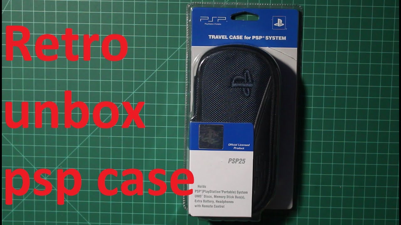 Sony PSP Travel Case unboxing - YouTube