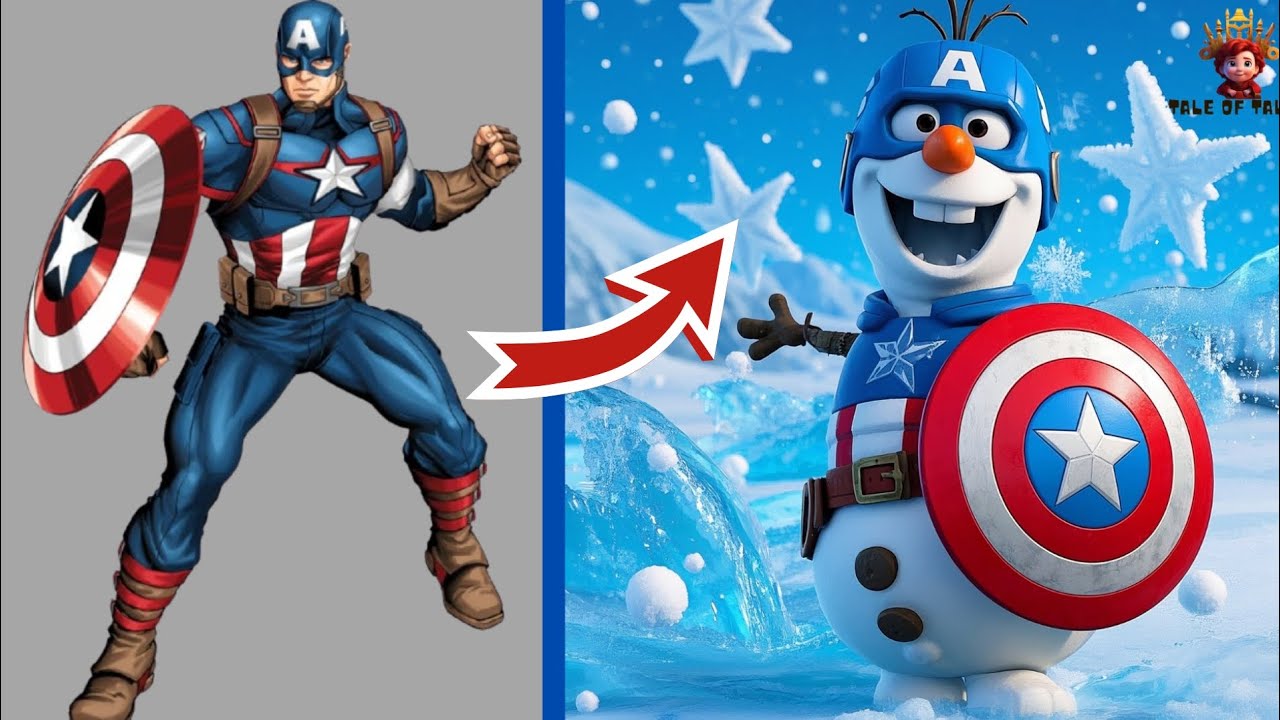💥 Superheroes but Olaf ⛄#trending #viralvideo #superhero #marvel #dc # ...