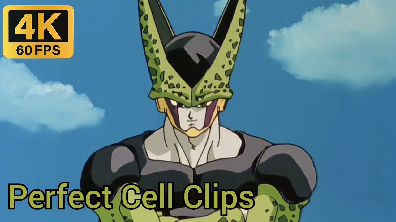 Perfect Cell Clips for Edits (4K 60FPS) / Dragon Ball Z Kai : Ep 88 ...