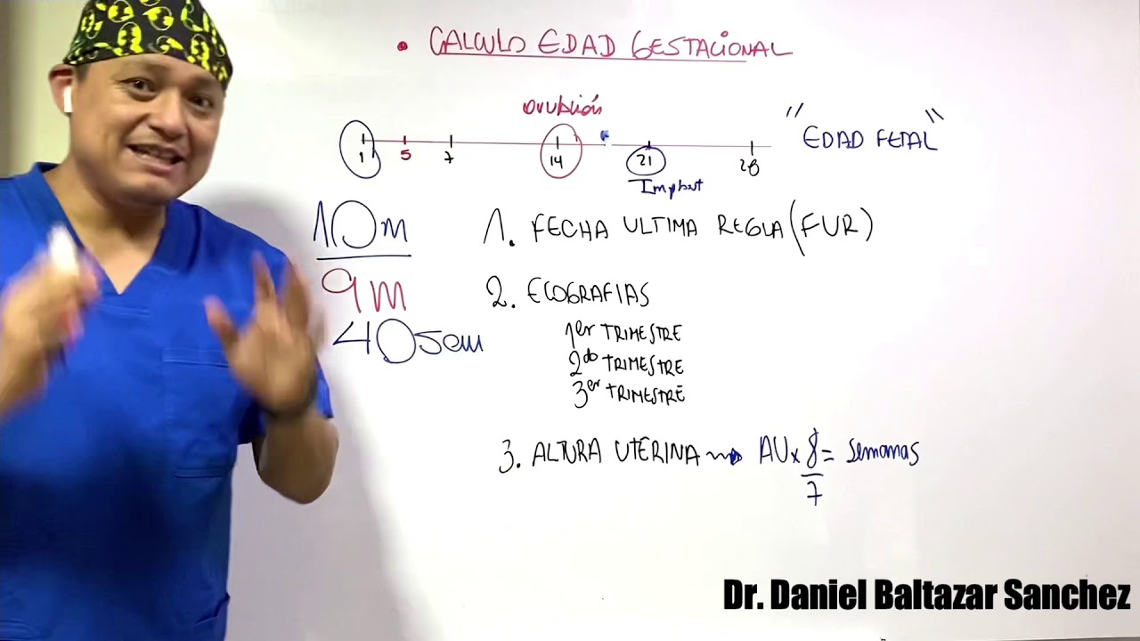 Calculo de edad gestacional - YouTube