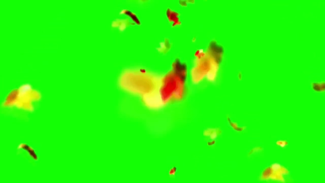 FALLING fall leaf green screen #2 - YouTube