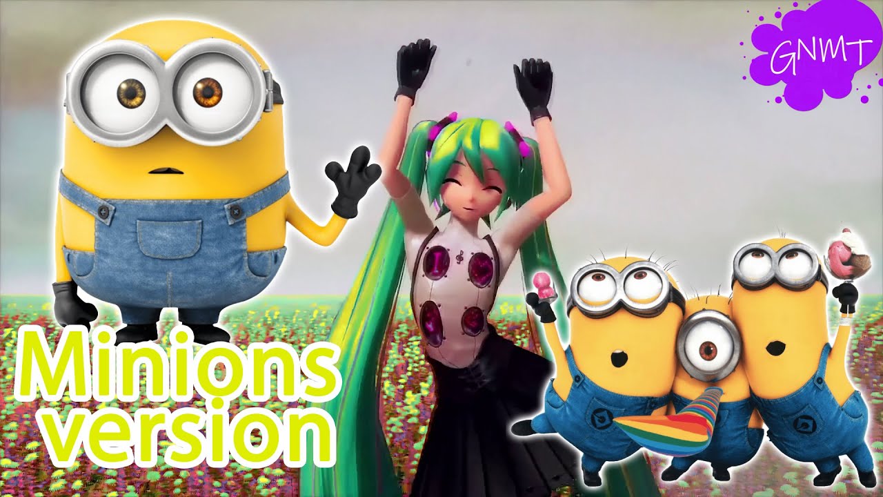 Miku - Ievan Polkka (Minions version) ♪ 🎧🔊🎵 - YouTube