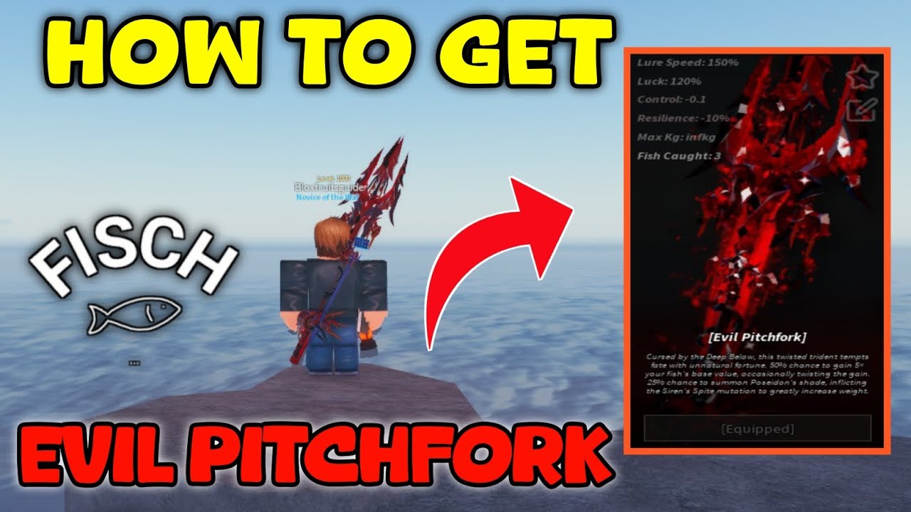 How To Get Evil Pitchfork Rod In Fisch (2025) | Full Guide - YouTube