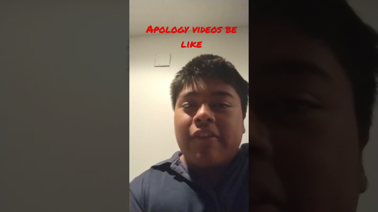 Apology videos be like - YouTube