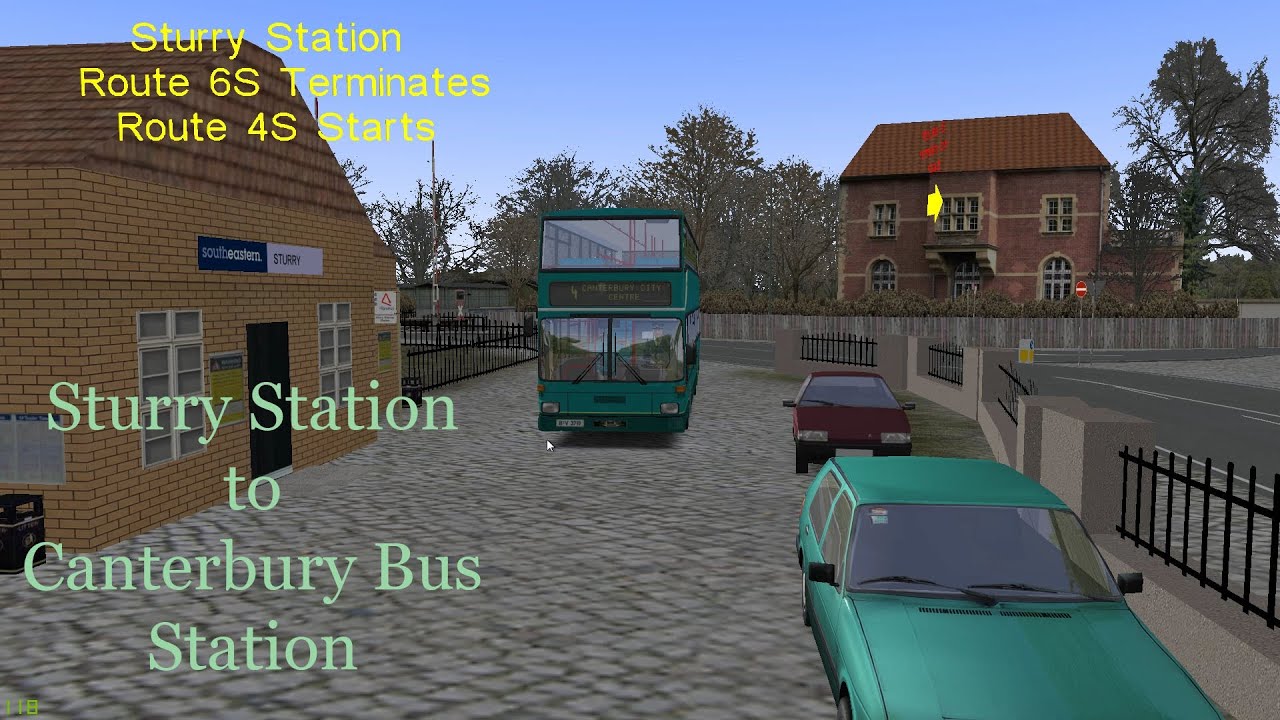 Omsi 2 Canterbury- 4S Sturry Station to Canterbury - YouTube