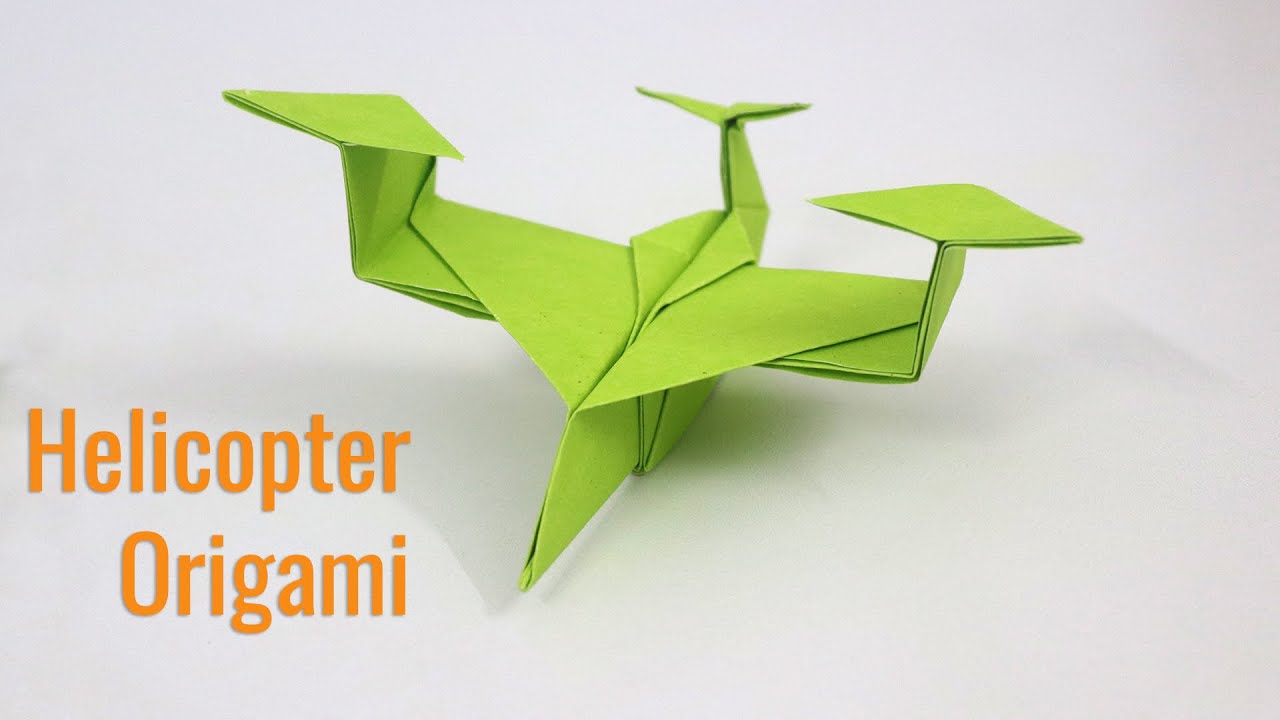 How to Make a Paper Helicopter - Origami Helicopter Easy - YouTube
