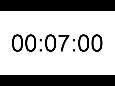 7 Minute Countdown Timer (Seven minutes) - YouTube