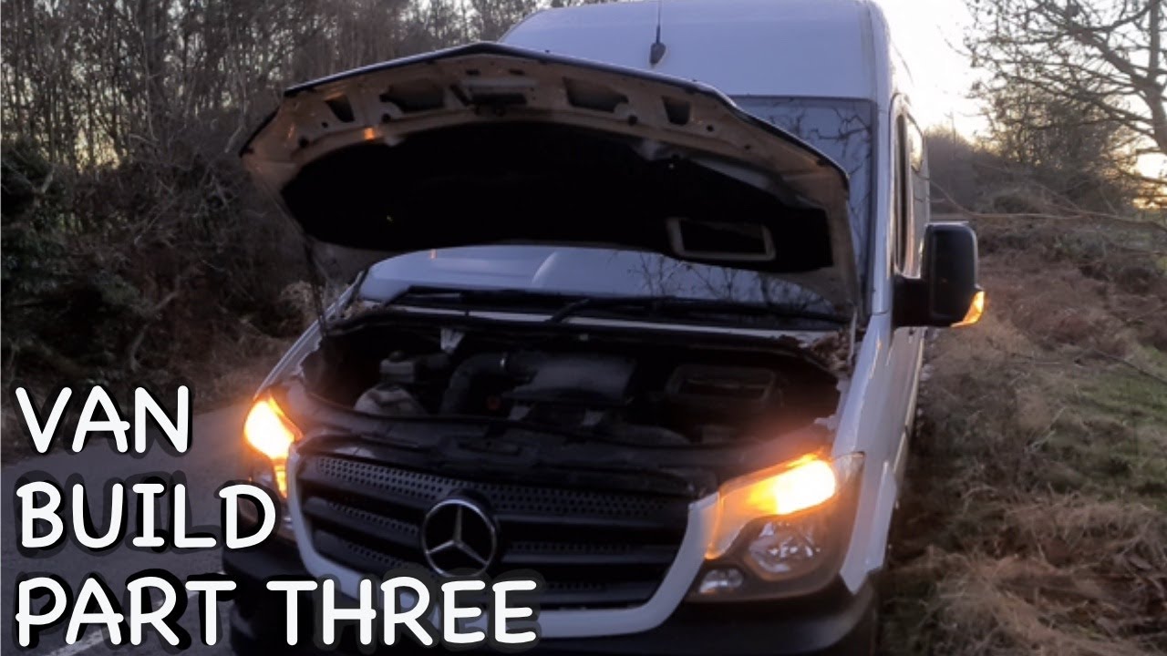 The Van Breaks Down & The Fan Install Begins | VAN BUILD PART THREE ...