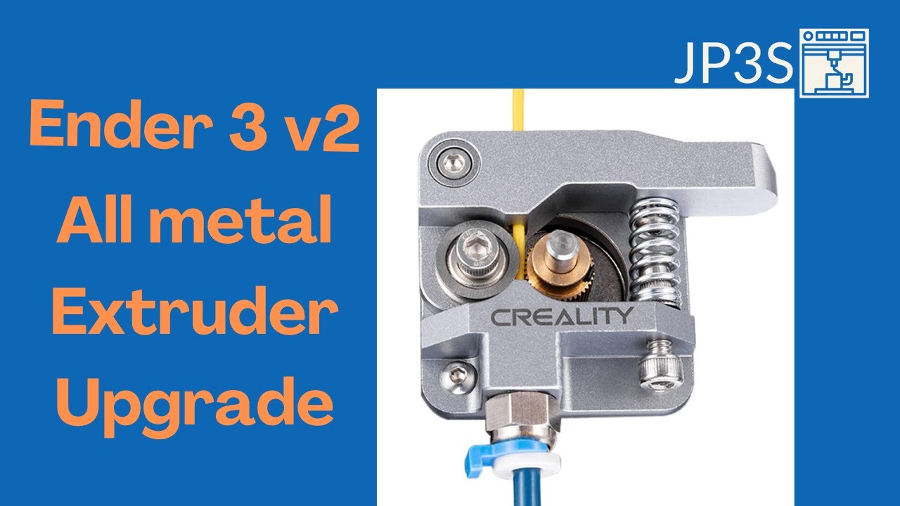 Creality Ender 3 v2 all metal extruder upgrade. - YouTube
