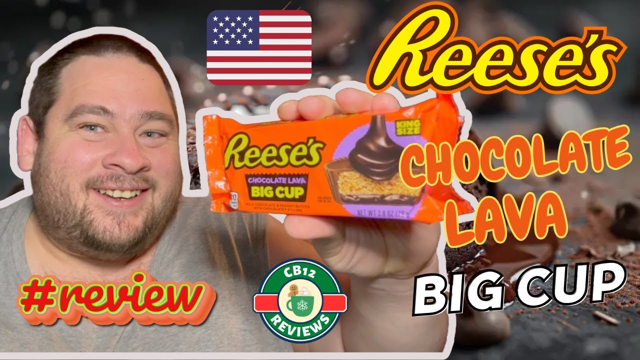 🇺🇸 "NEW" Reeses Chocolate Lava Big Cup #review #reeses - YouTube