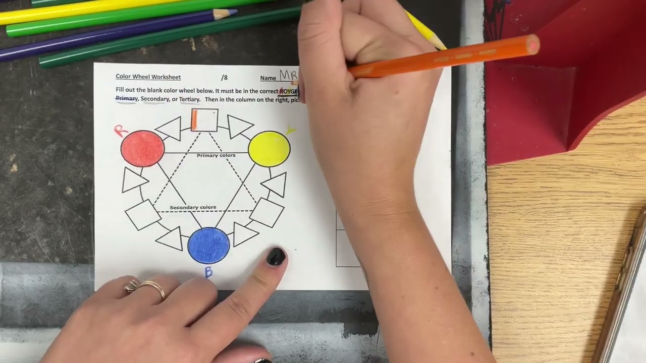 Blank Color Wheel