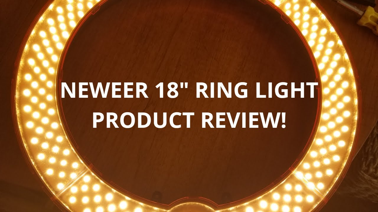 NEWEER RING LIGHT PRODUCT REVIEW - YouTube