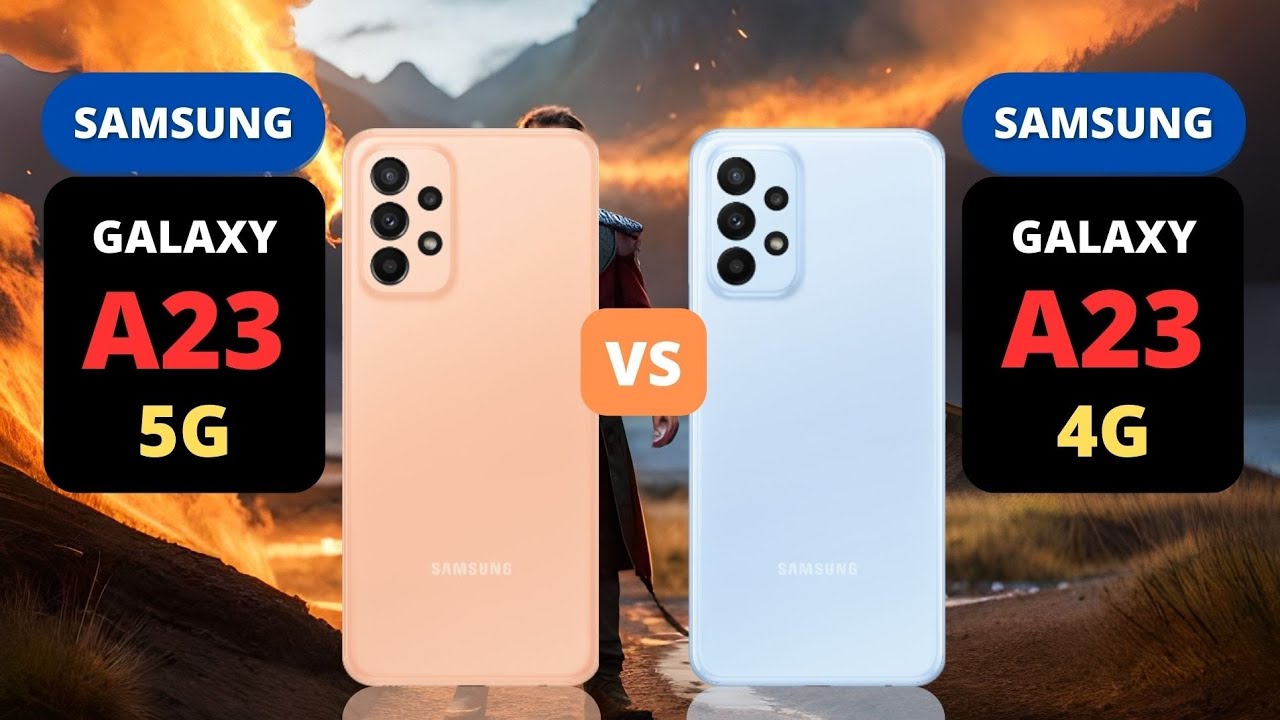 Samsung Galaxy A23 5G vs Samsung Galaxy A23 4G | PHONE COMPARISON - YouTube