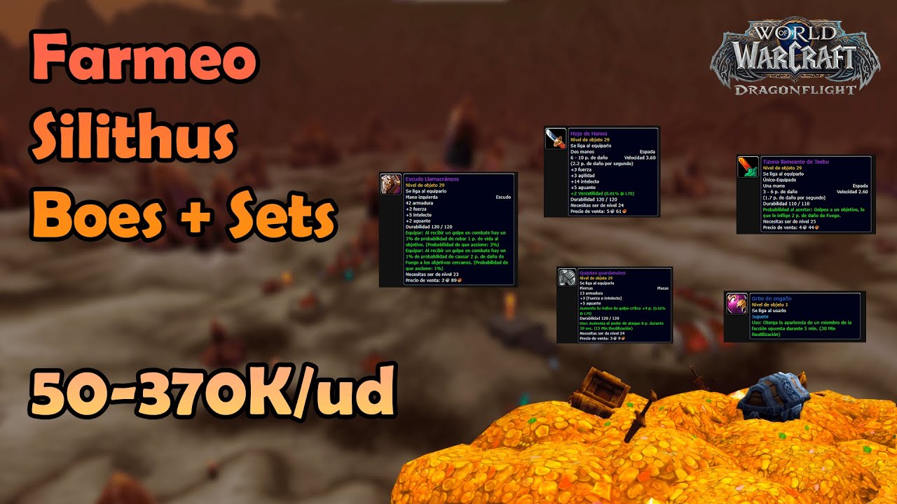 Silithus farm! | Guía de oro | Farmeo grupal - YouTube