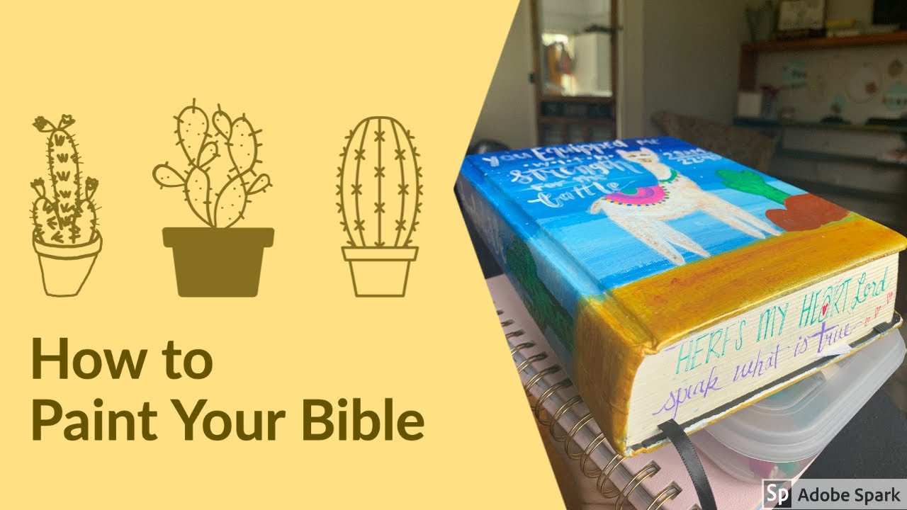 How to Paint Your Bible - YouTube