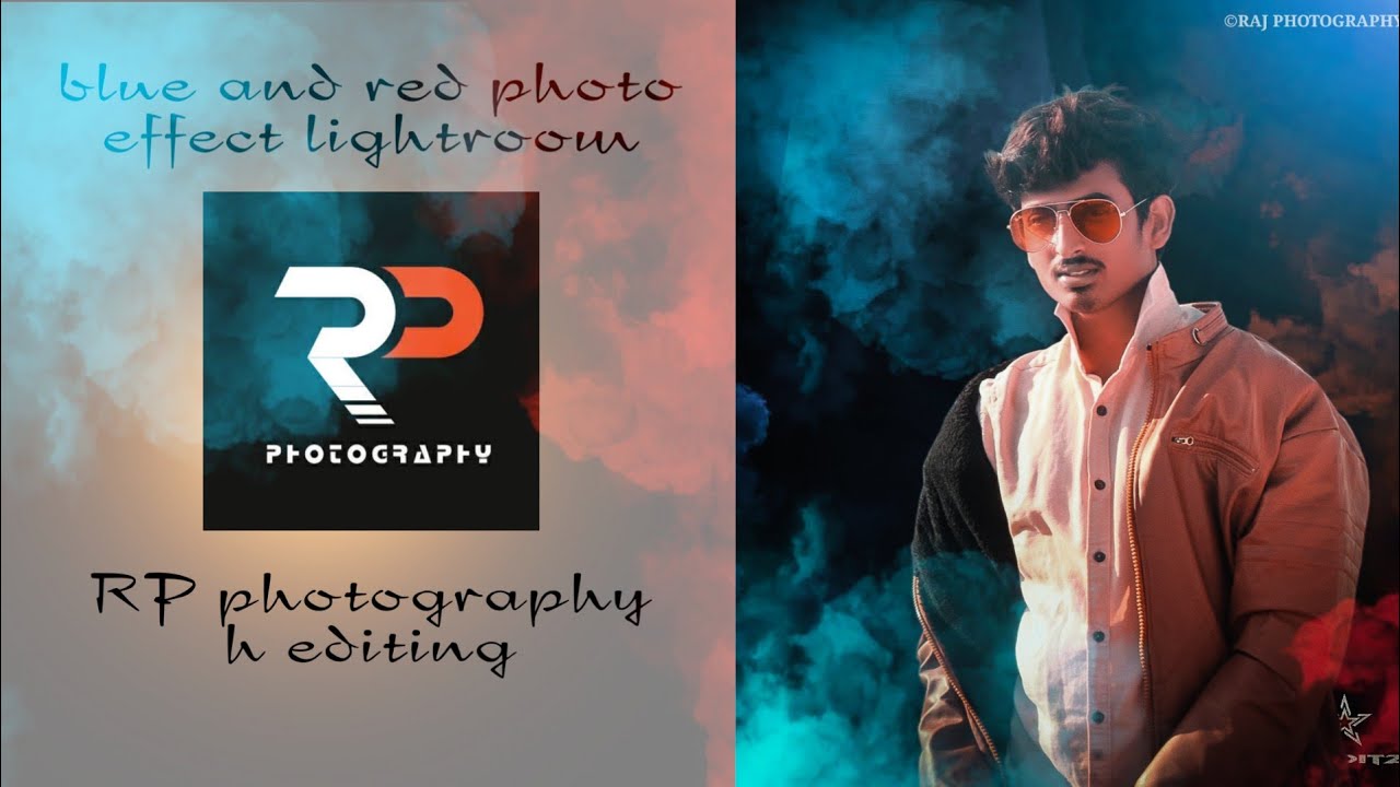 l 👉New lightroom & picsart blue red effect editing l raj photography l ...