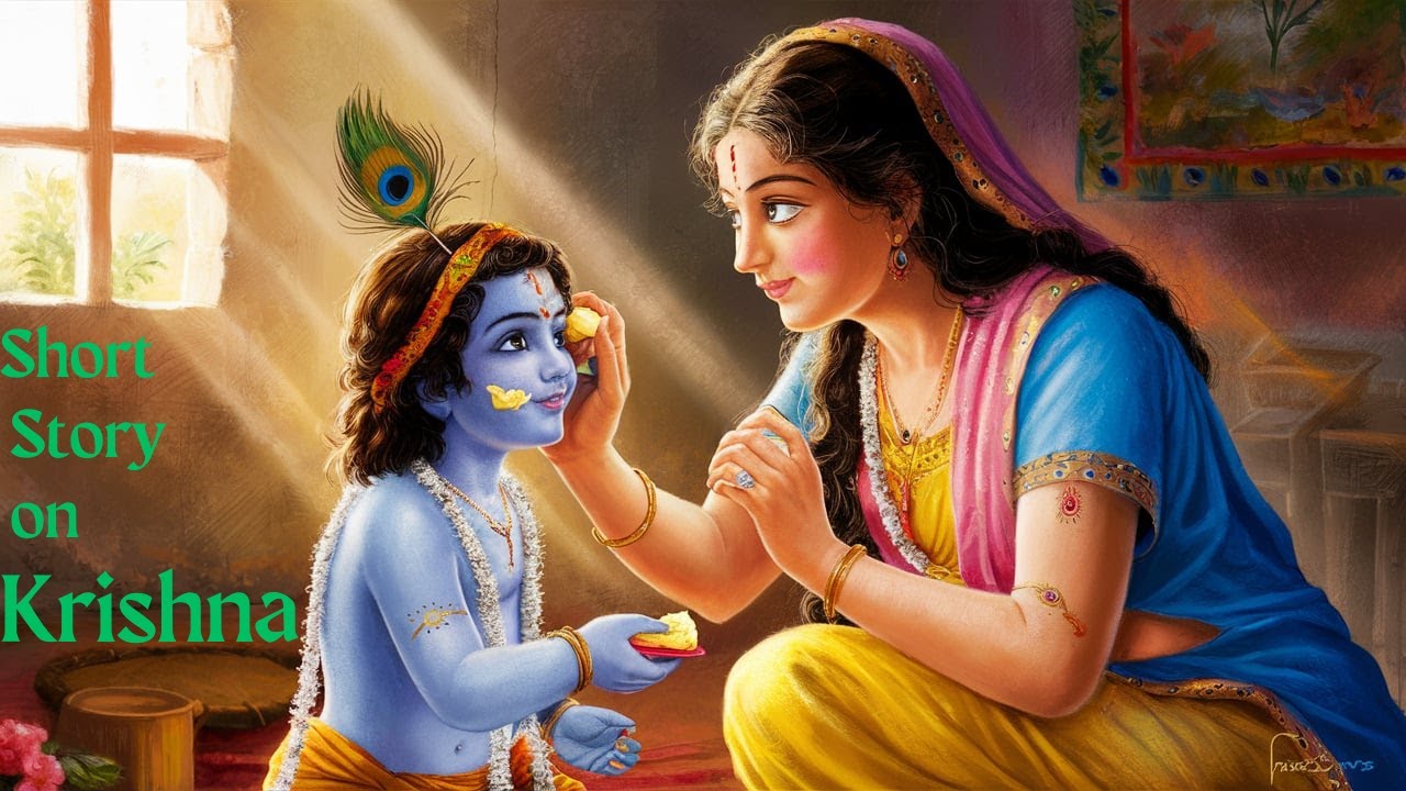 Short Story on Krishna | Krishna story | Motivational short story - YouTube