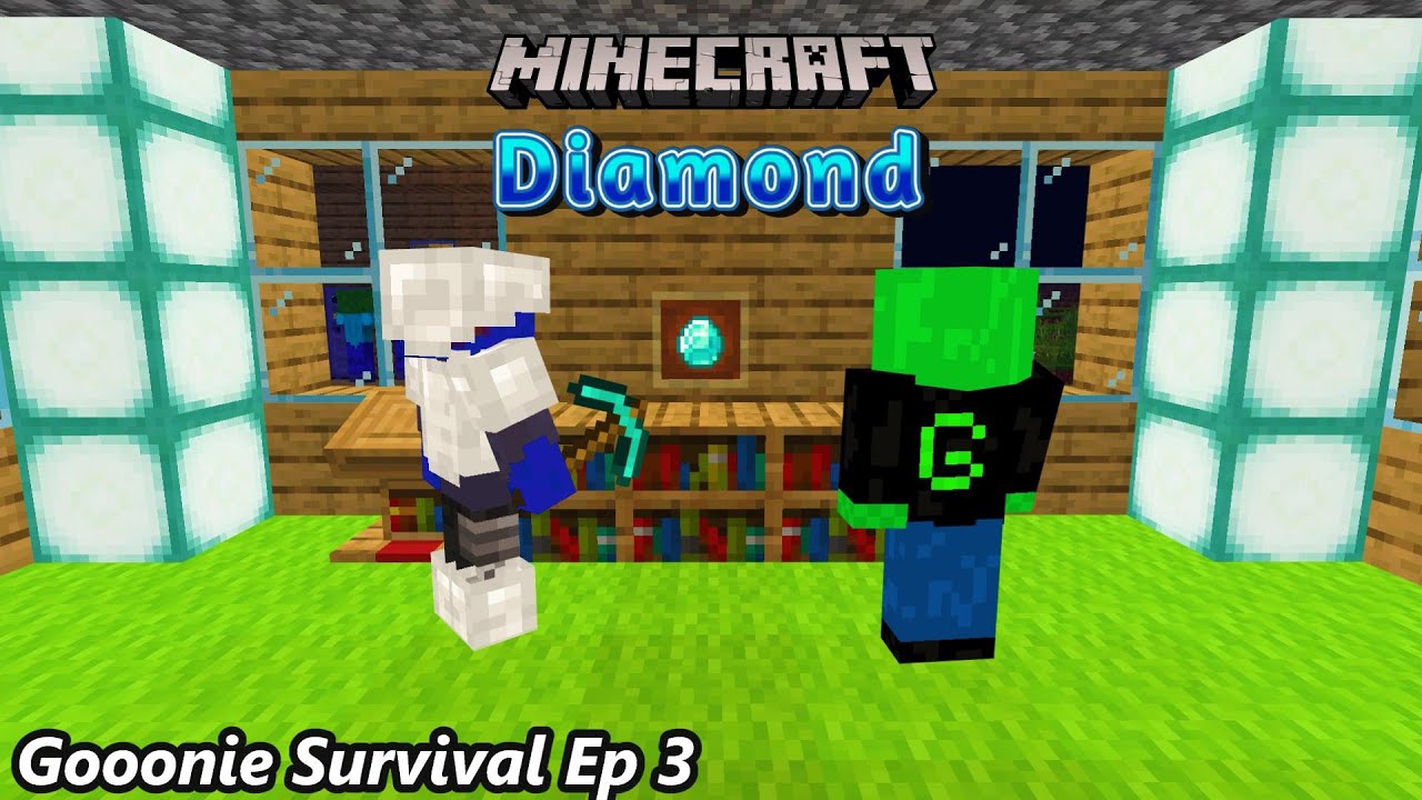 Minecraft Gooonie Survival Ep 3 | We Found Diamonds! - YouTube