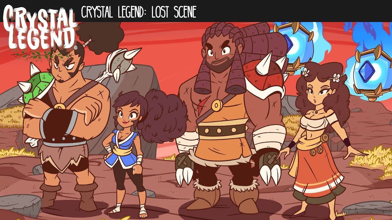 Animation Crystal Legend Lost Scene - YouTube