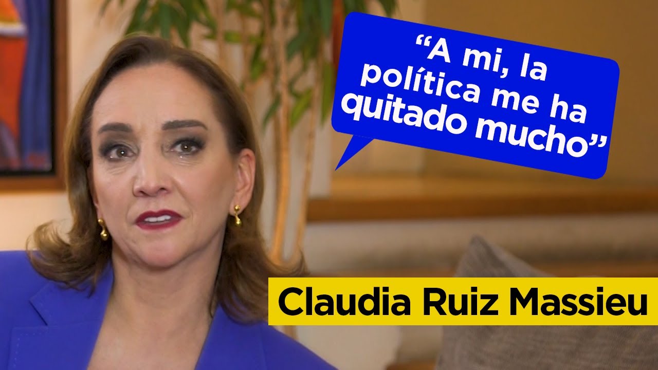 CLAUDIA RUIZ MASSIEU: NO me voy a prestar a una SIMULACIÓN | El Nido de ...