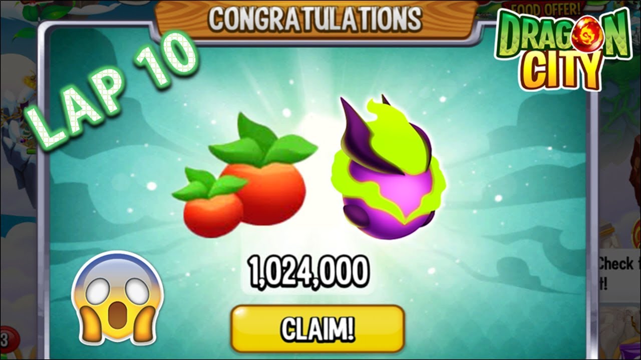Dragon City - Reached LAP 10 REWARD of High Reborn Dragon [SPECIAL ...