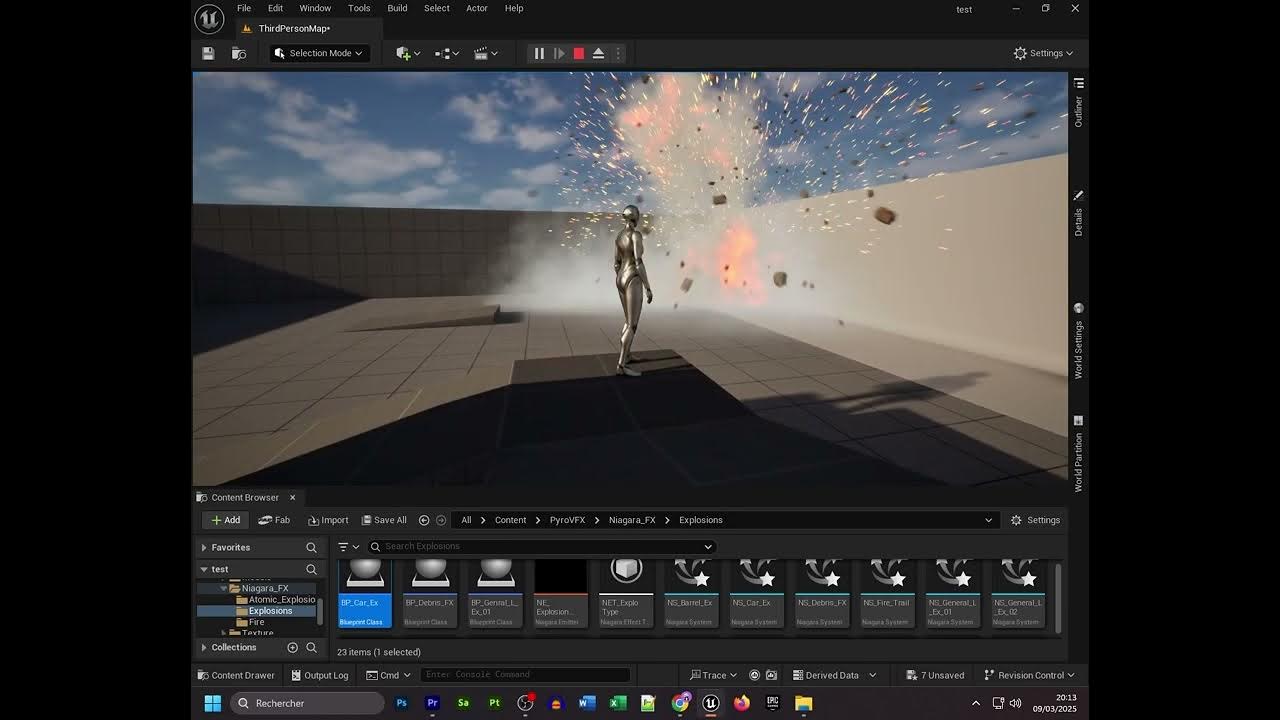 Unreal Engine 5 - 7 Explosions pour vos jeux - SFX - YouTube