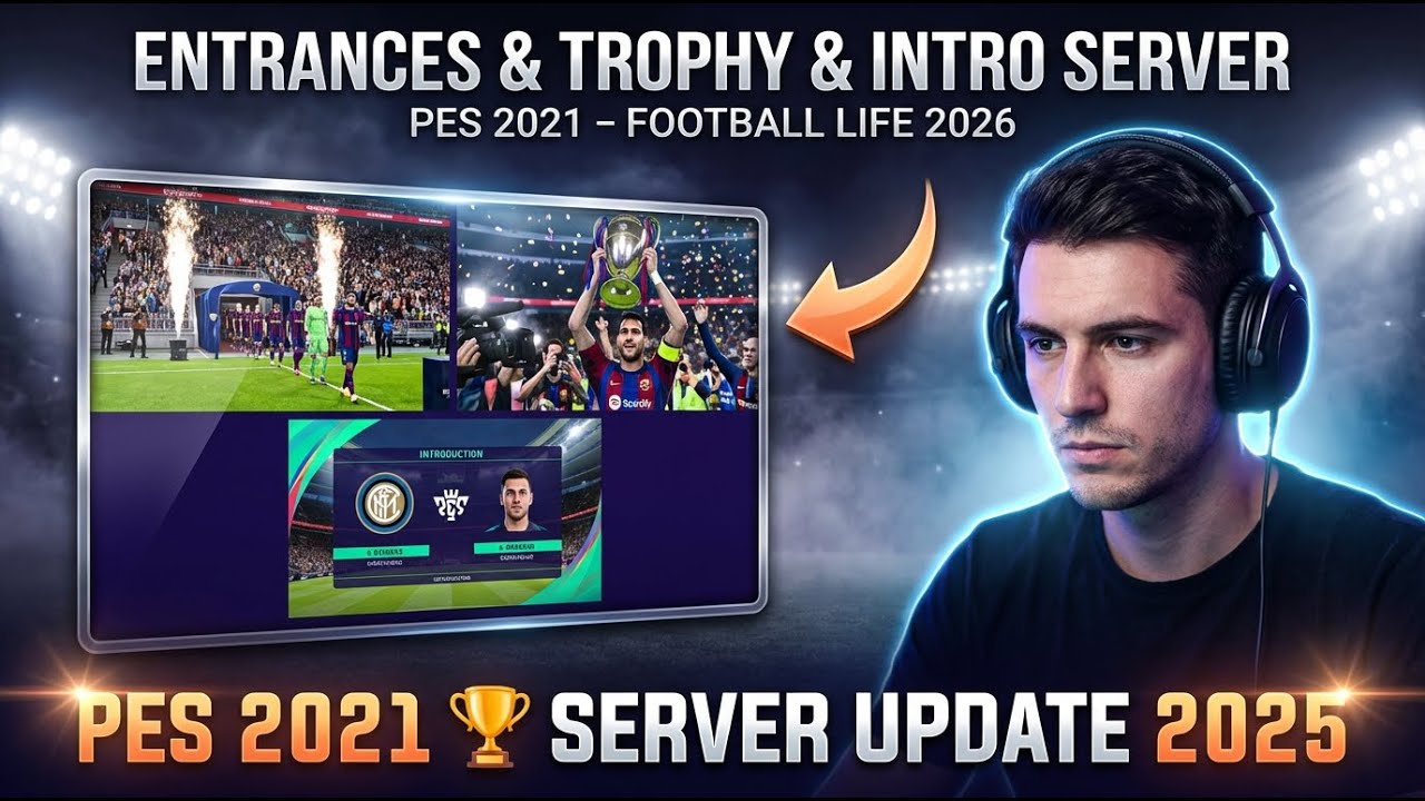 Ultimate Entrances & Trophy Server – PES 2021 Football Life 2026 - YouTube