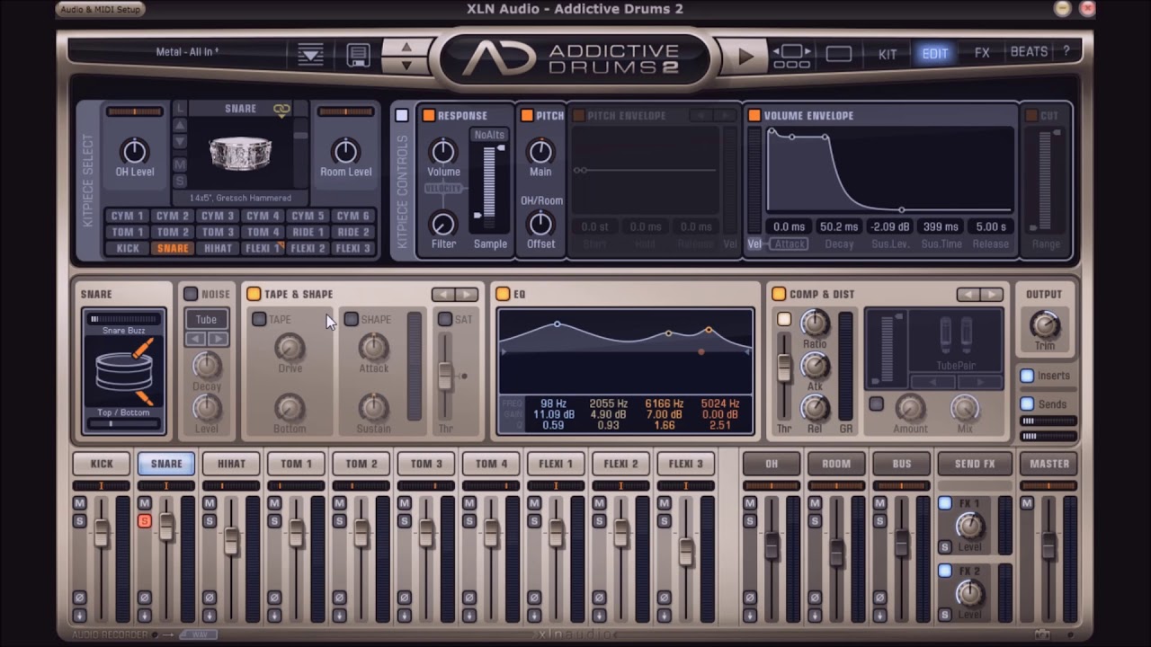 Tutorial Español Addictive Drums 2 (Parte 3) - YouTube