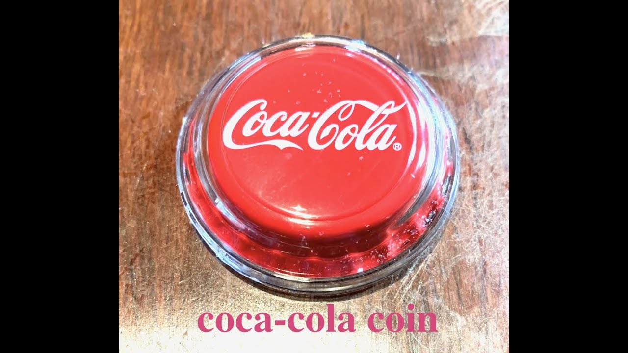 coca cola silver coin コカコーラ銀貨 - YouTube