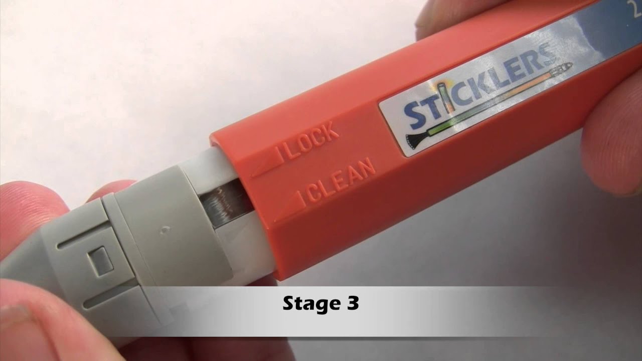 Sticklers CleanClicker 1.25mm & 2.5mm Use Instructions - YouTube