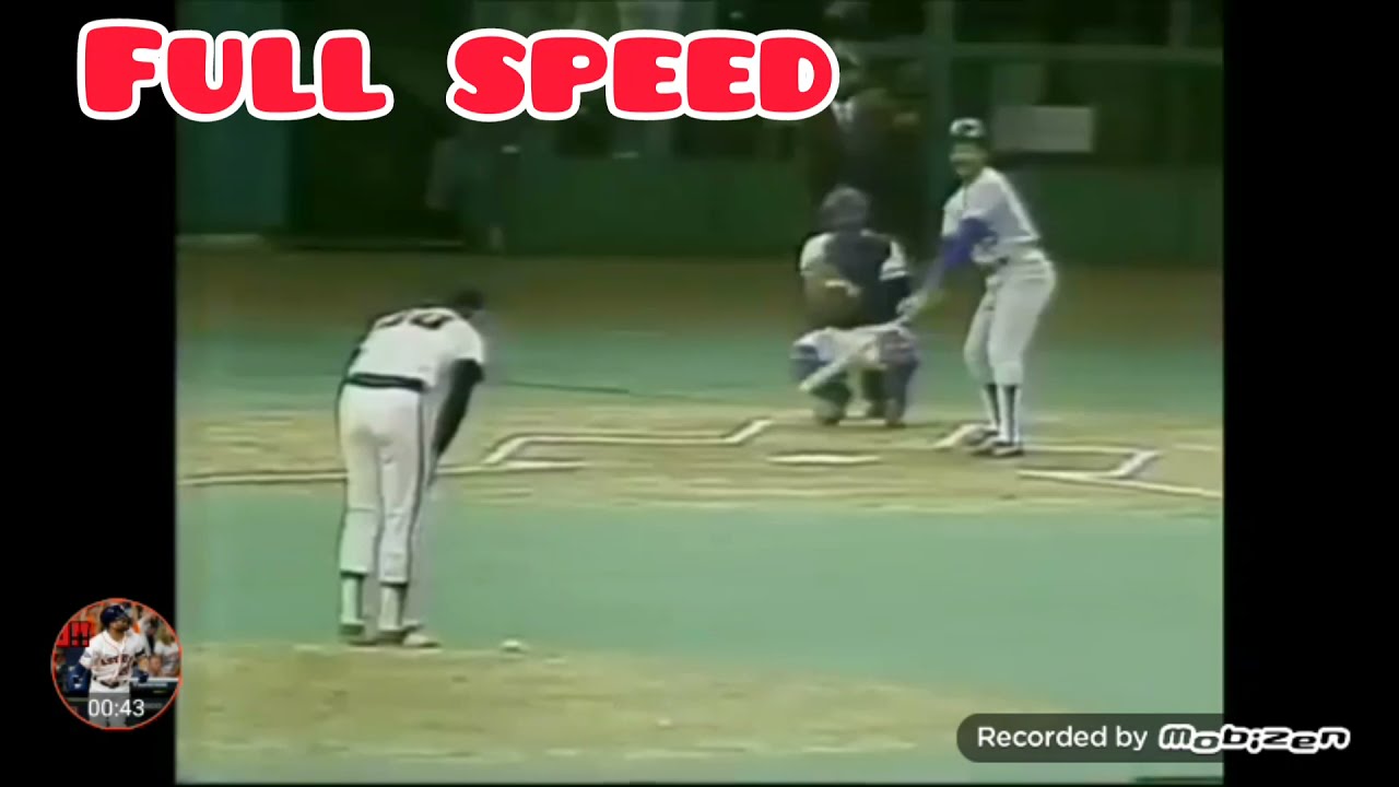 Nolan Ryan's fastball vs "OLD-TIME" fastball! - YouTube