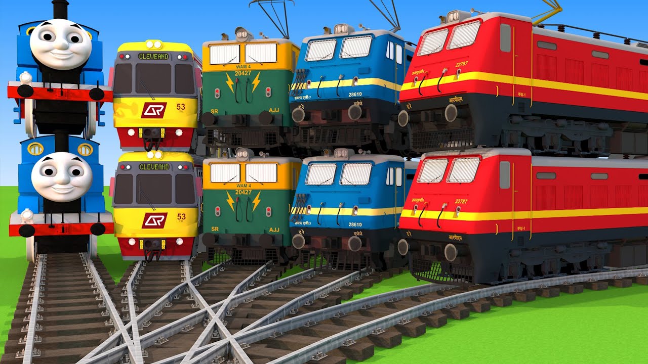 Trains Game and MS Pacman & THOMAS FRIENDS and 4 TRAINS Railroad ...