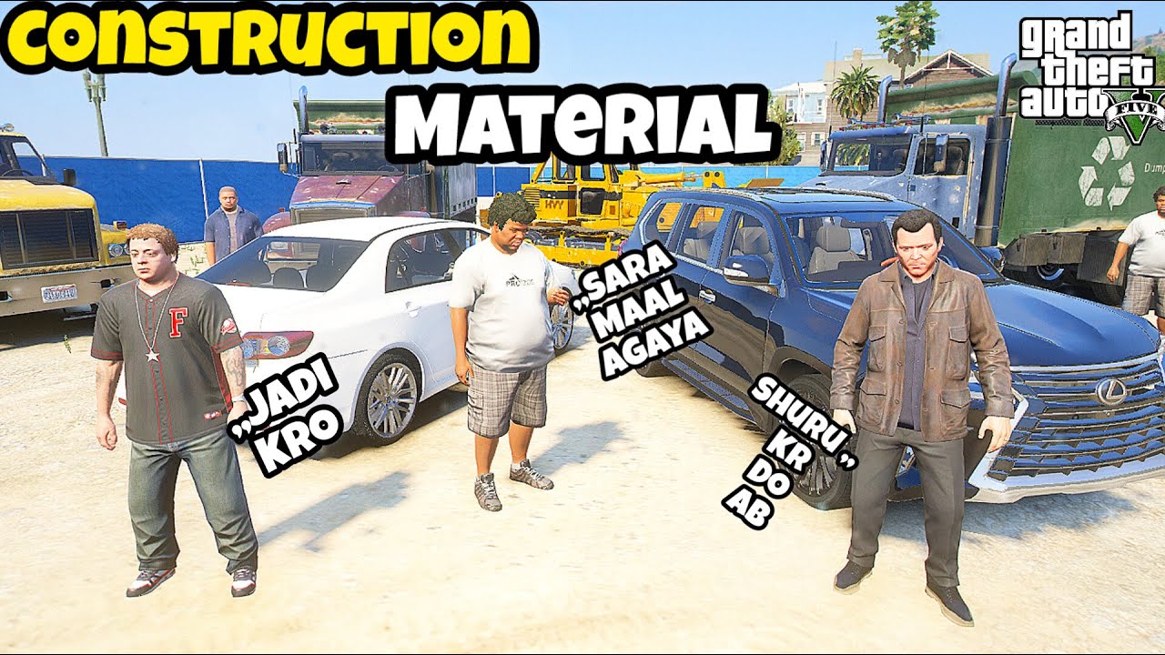 CONSTRUCTION MATERIAL FOR SHOWROOM | GTA 5 | Real Life Mods NEW ...