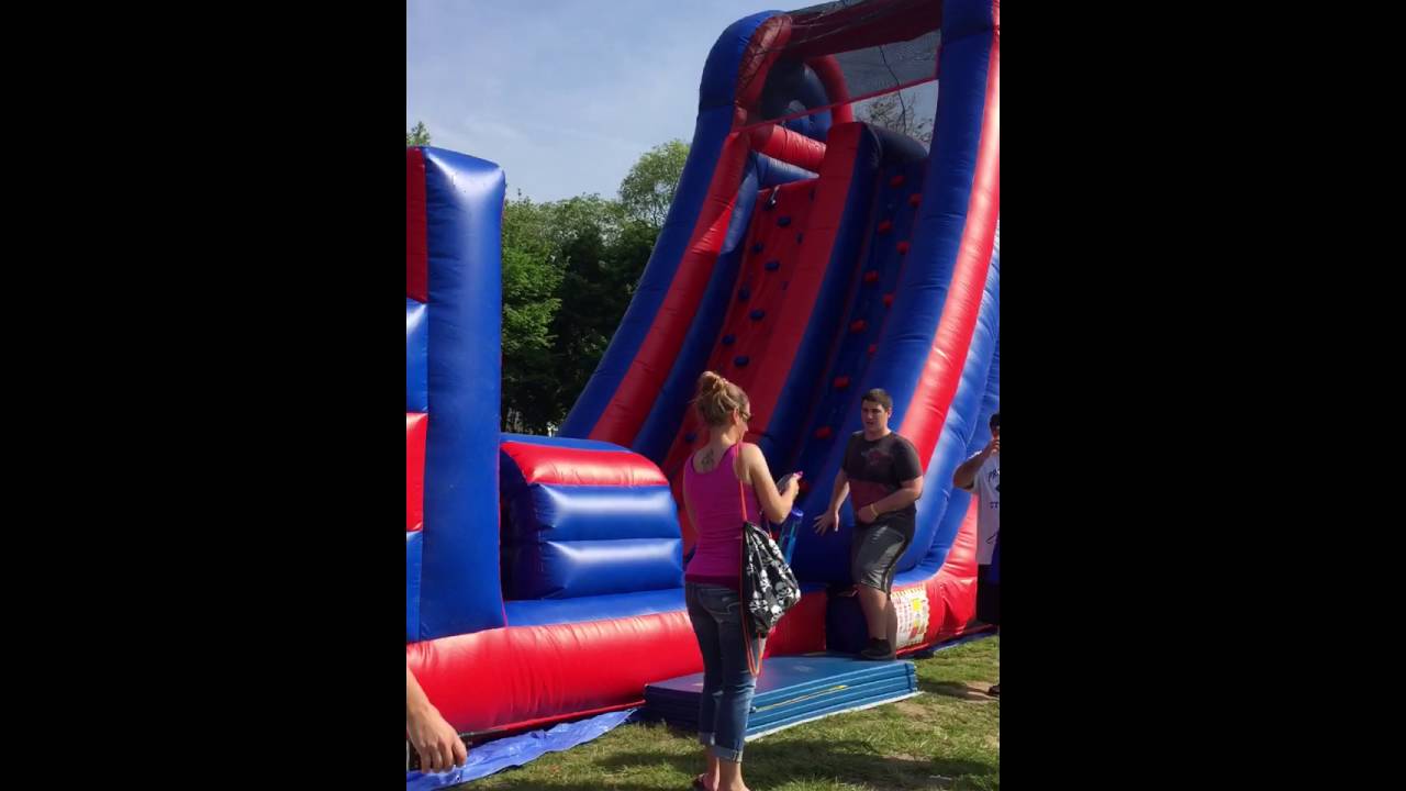 American Ninja Warrior Field Day - 92 Foot Inflatable Obstacle Course ...