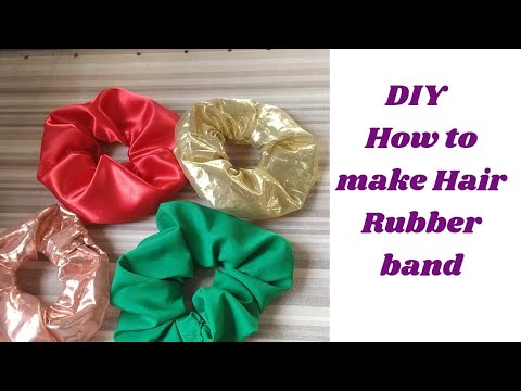 #DIY/ How To Make Hair Rubber Band - YouTube