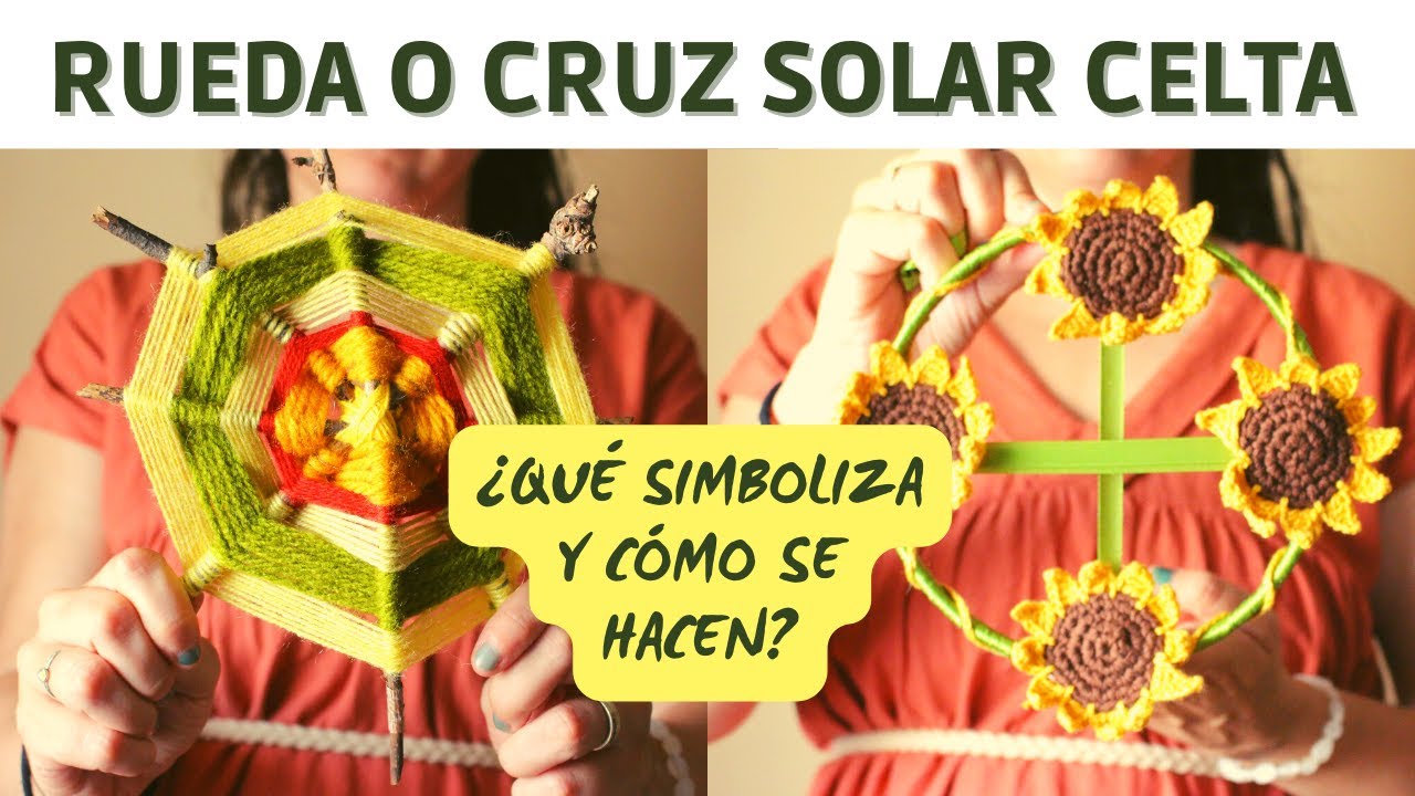 ☀️RUEDA SOLAR O CRUZ SOLAR | Cómo se hacen y cuál es su origen - YouTube