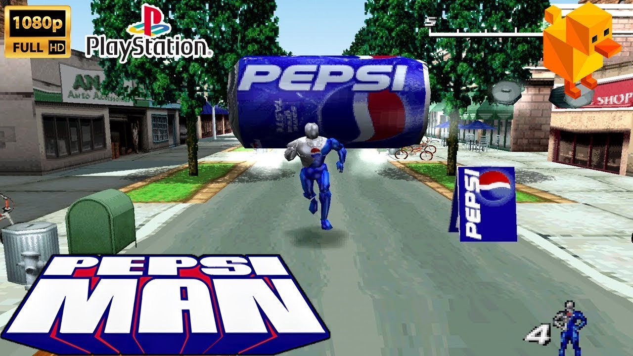 FISRT TIME PLAY SAN 1999 GAME PEPSI MAN #1 - YouTube