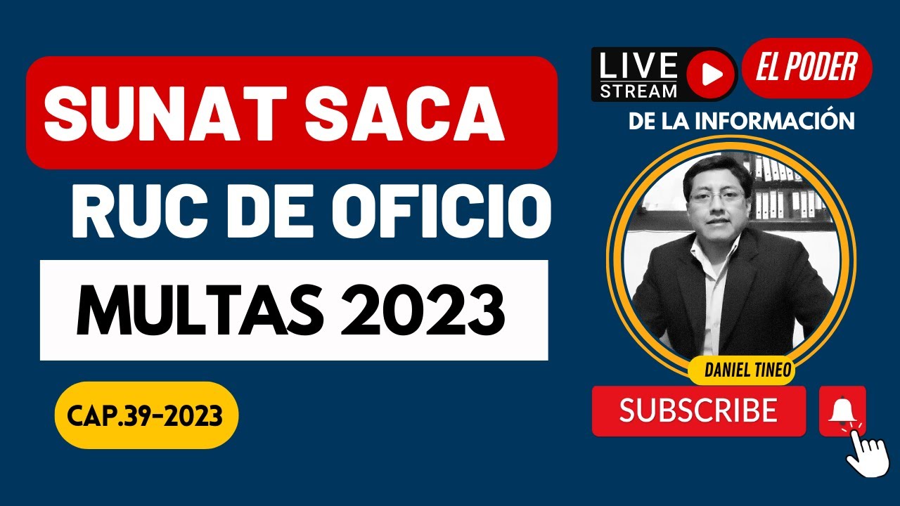 Es obligatorio poner el RUC para ventas de bienes o servicios a través ...