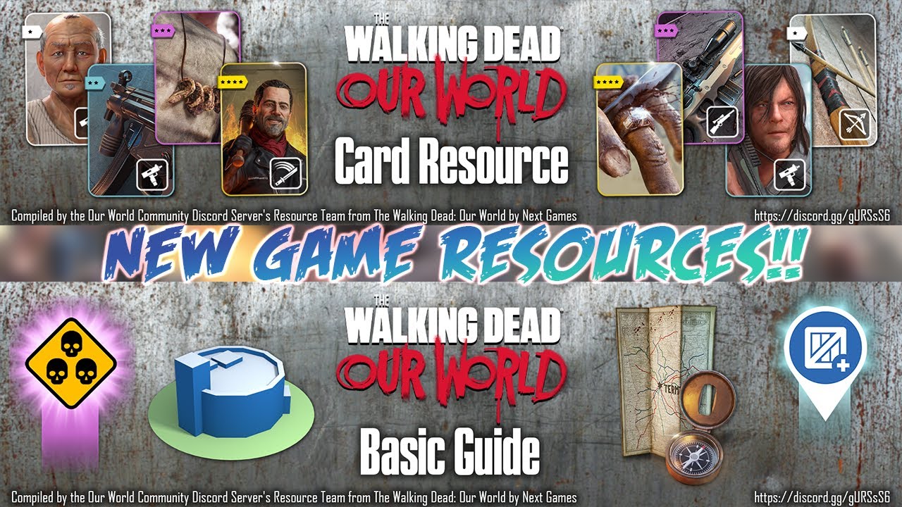NEW CARD RESOURCE AND BASIC GUIDE FOR TWD OUR WORLD! - YouTube